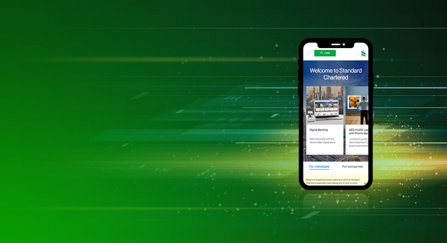 Log In And Transact – Standard Chartered UAE