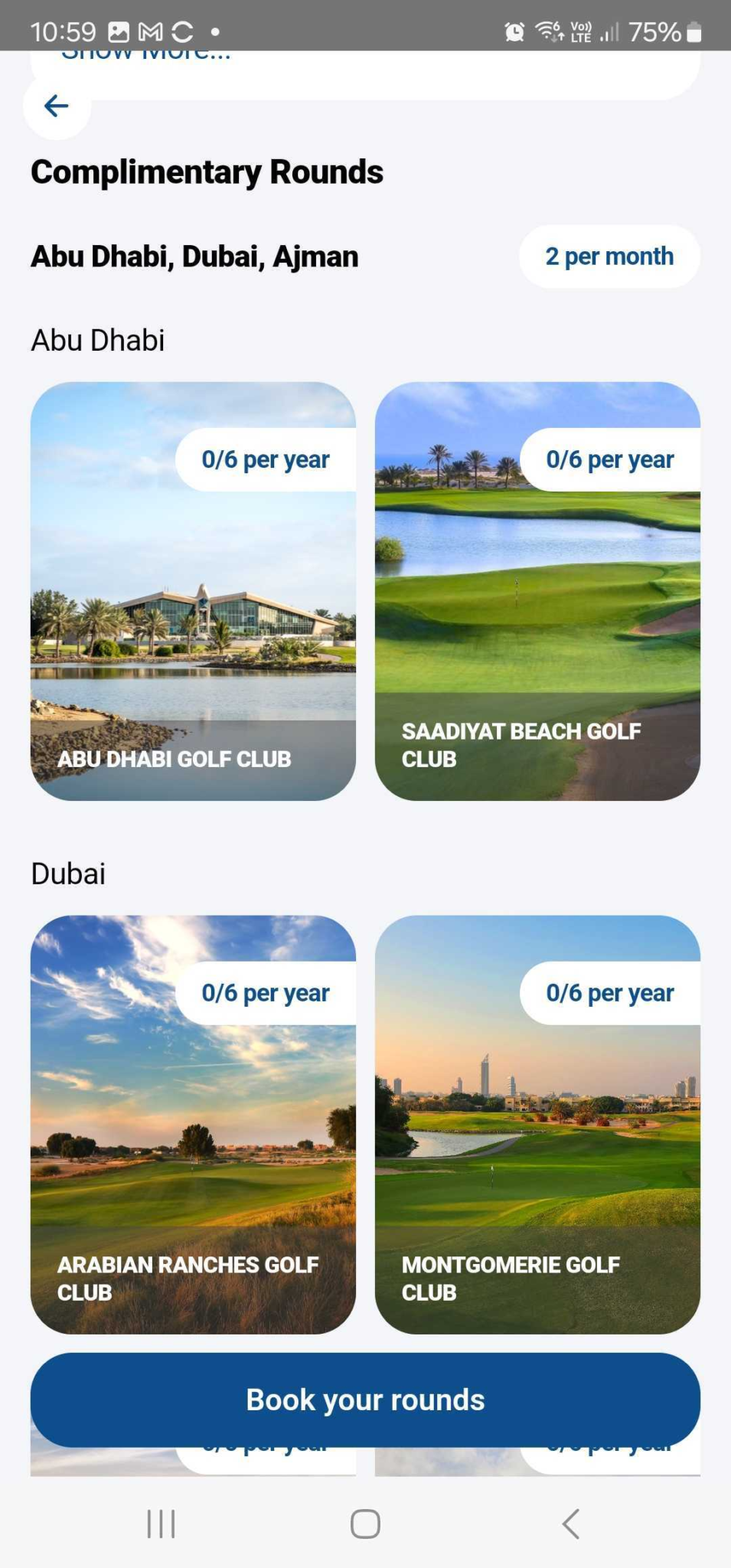 Golf Priority Private – Standard Chartered UAE