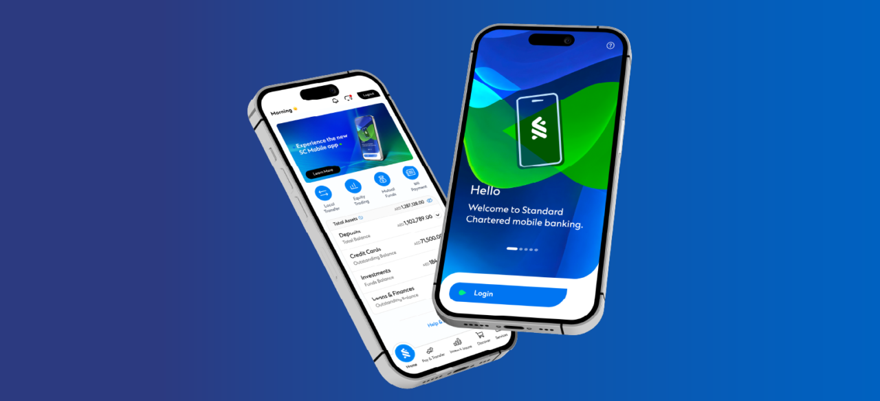 SC mobile app – Standard Chartered UAE