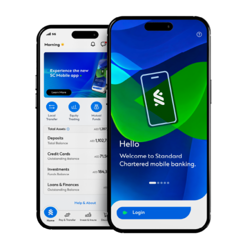 SC mobile app – Standard Chartered UAE