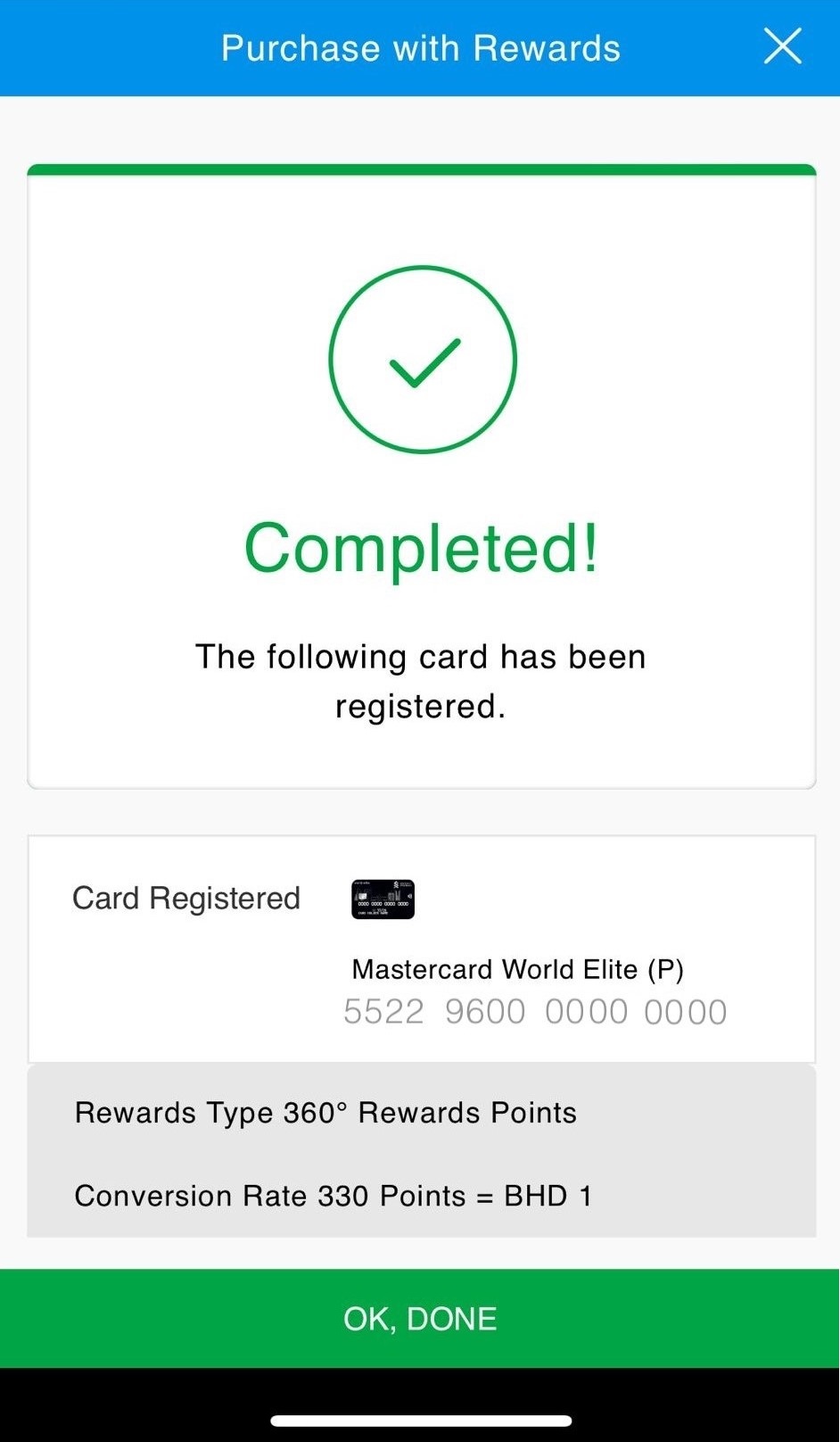 Purchase with Rewards – Standard Chartered Bahrain