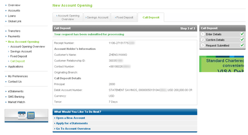 Online Banking Account Opening – Standard Chartered China
