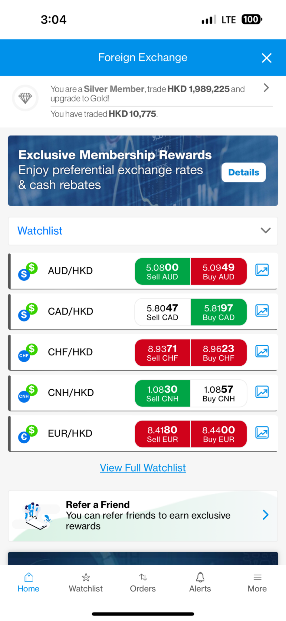 Foreign Exchange – Standard Chartered HK