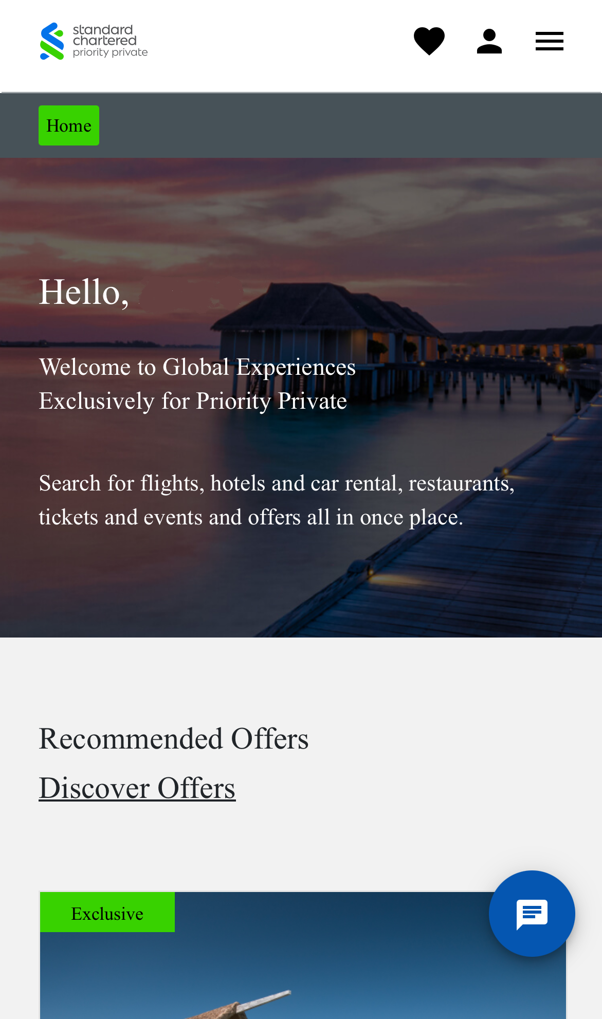 Priority Private Global Concierge – Standard Chartered HK
