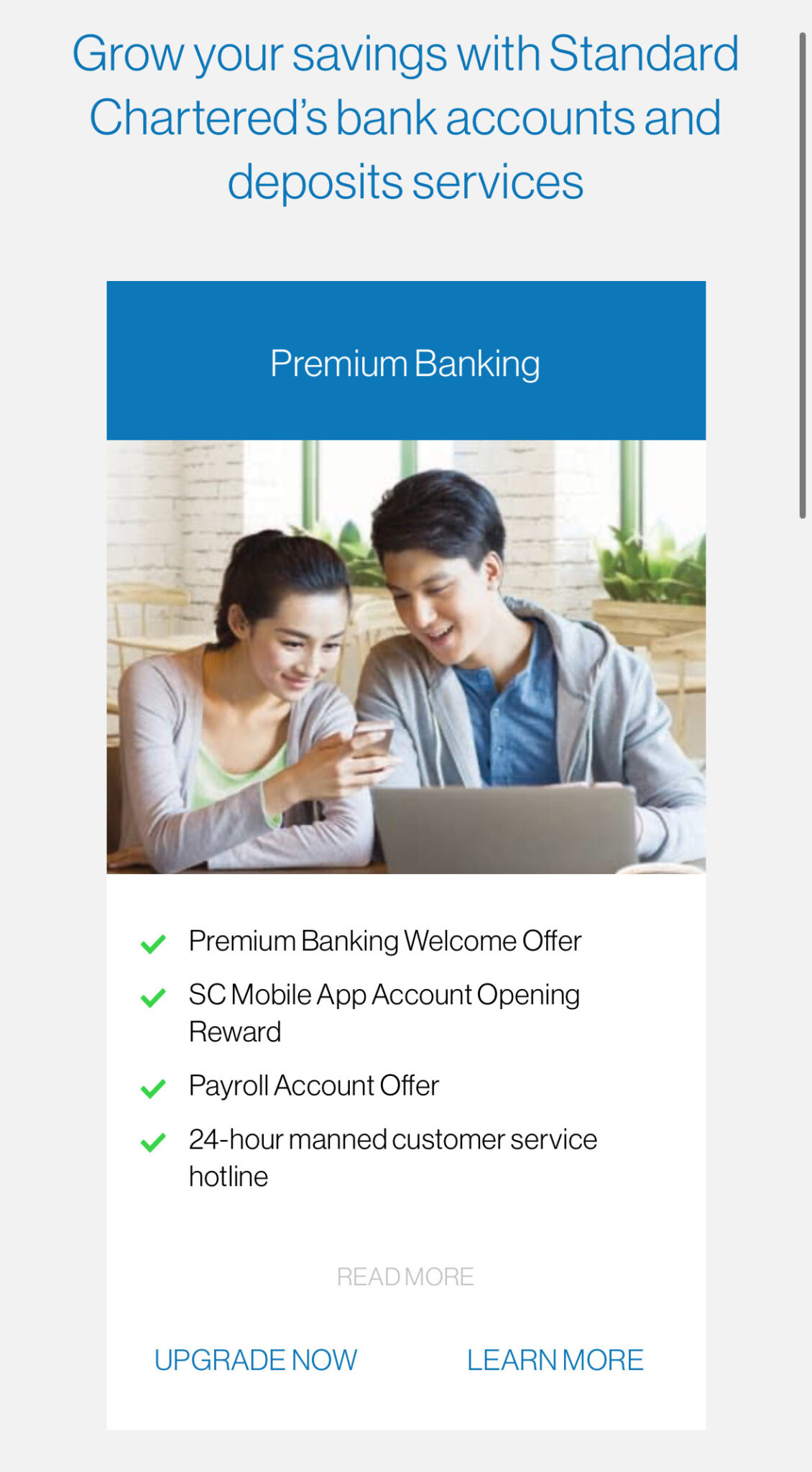 Premium Banking – Standard Chartered HK