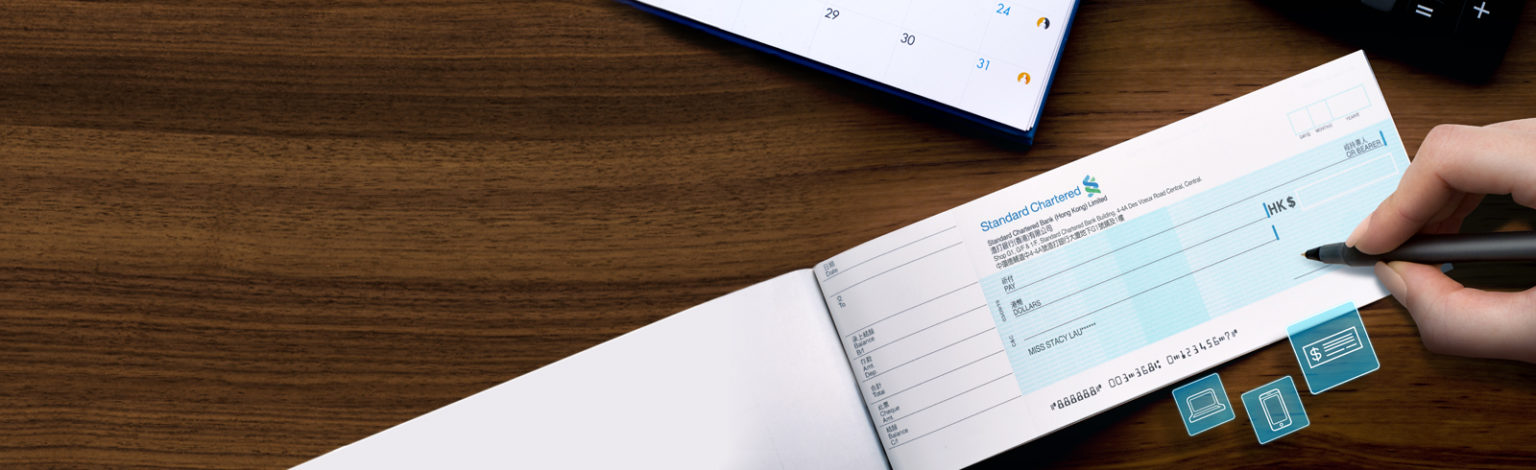 Request a Cheque Book – Standard Chartered HK