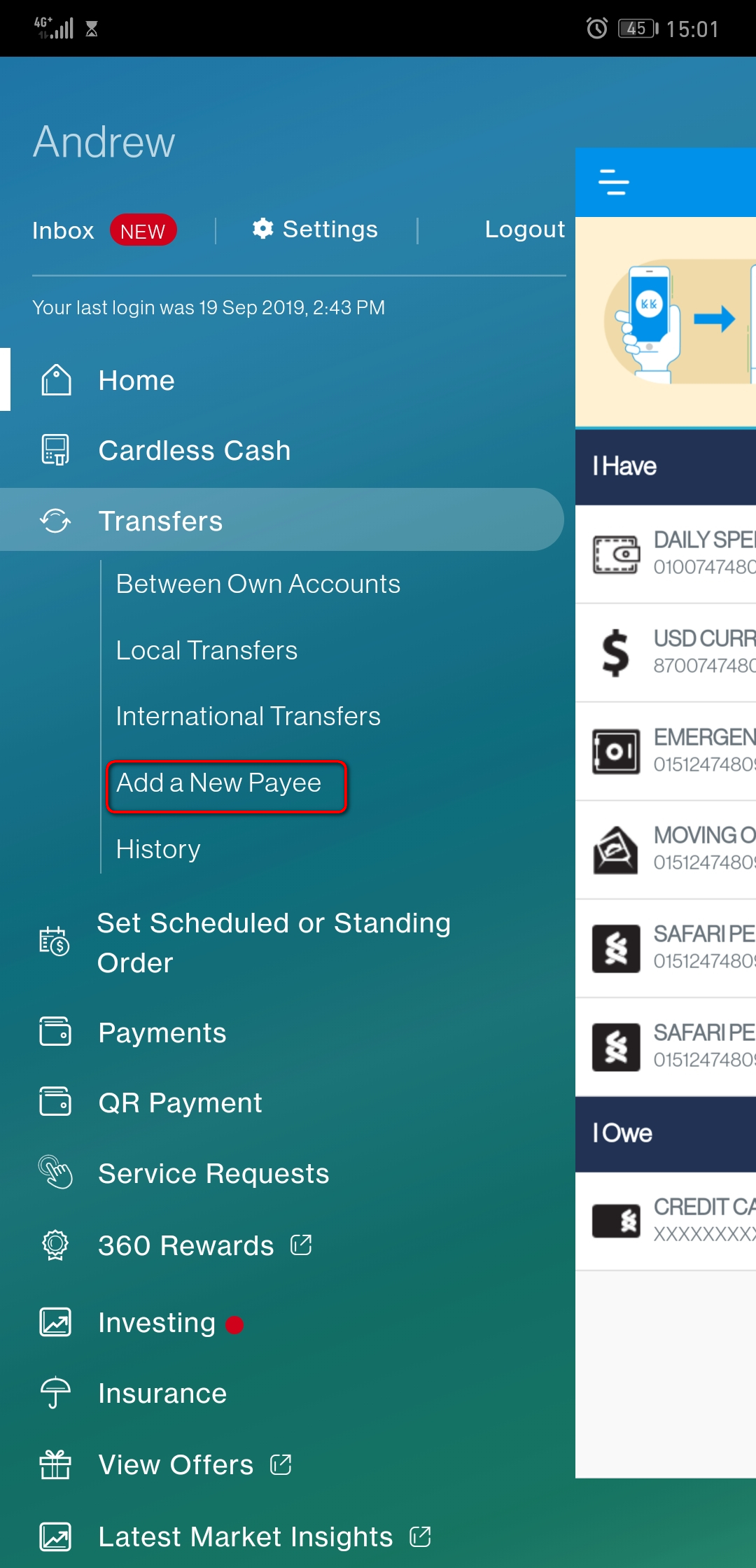 How to add a bank Beneficiary – Standard Chartered Kenya