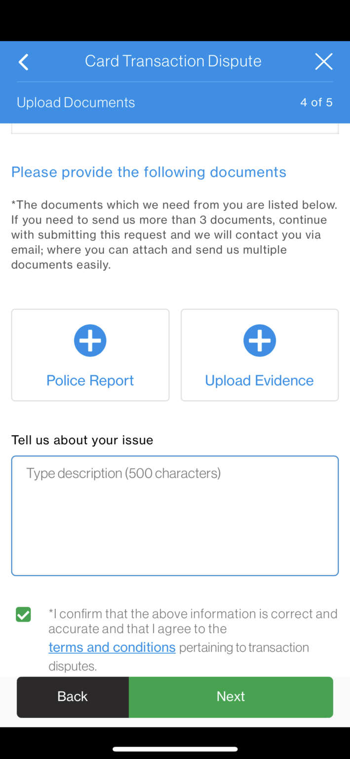 Unauthorized transaction - Standard Chartered Singapore