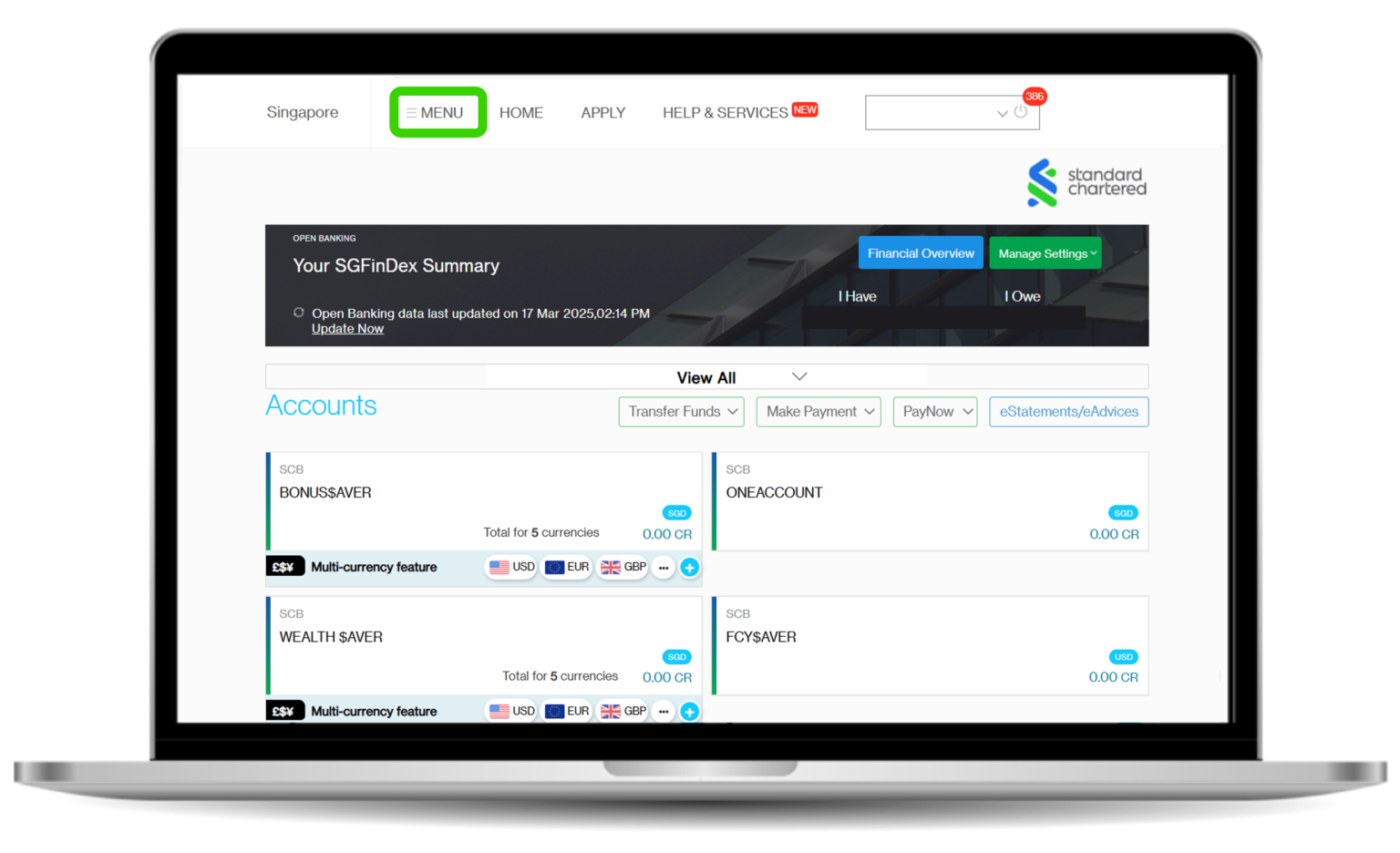 Electronic Deferred Payment (EDP/EDP+) - Standard Chartered Singapore