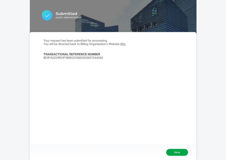 eGIRO - Standard Chartered Singapore
