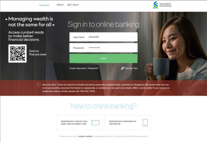 eGIRO - Standard Chartered Singapore