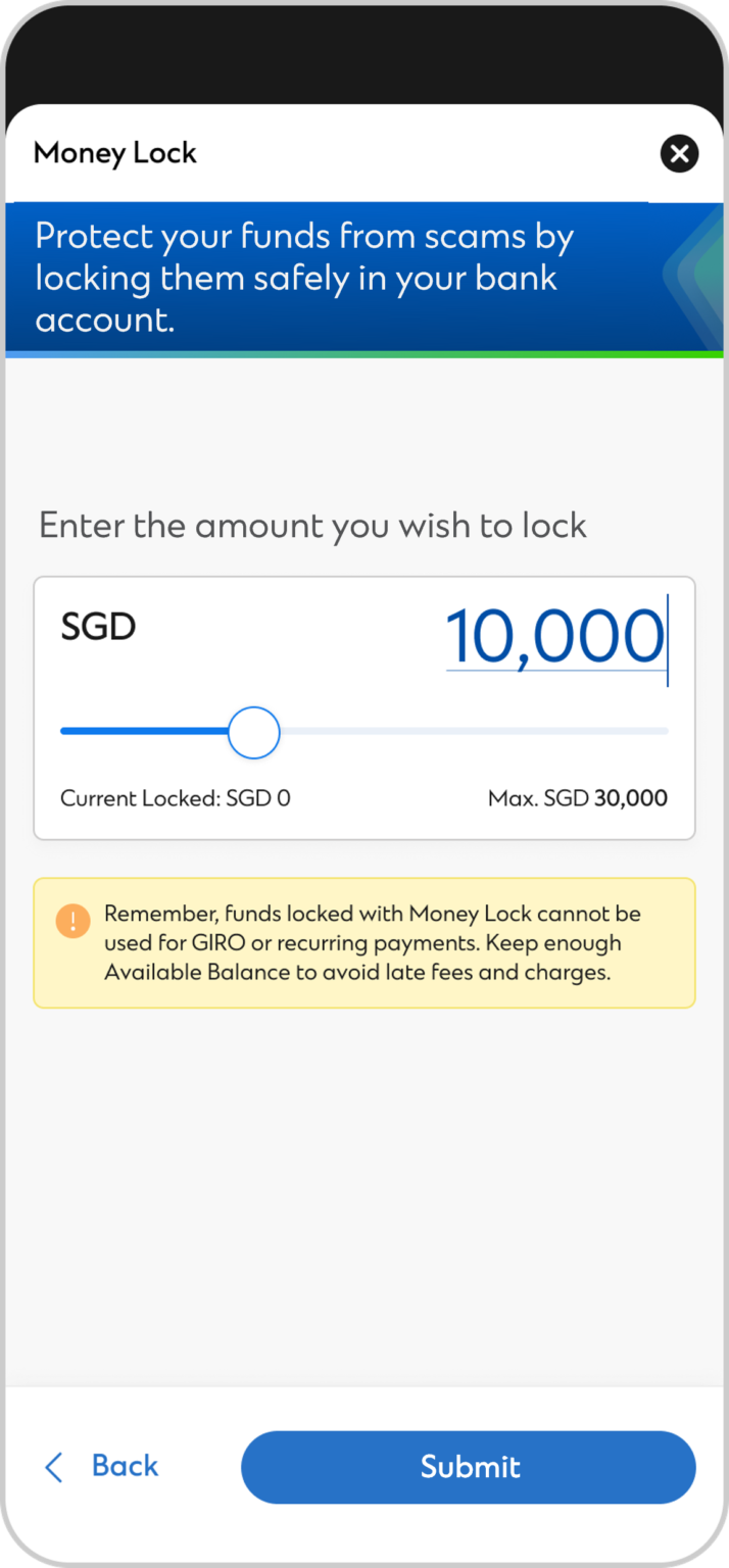 Money Lock - Standard Chartered Singapore