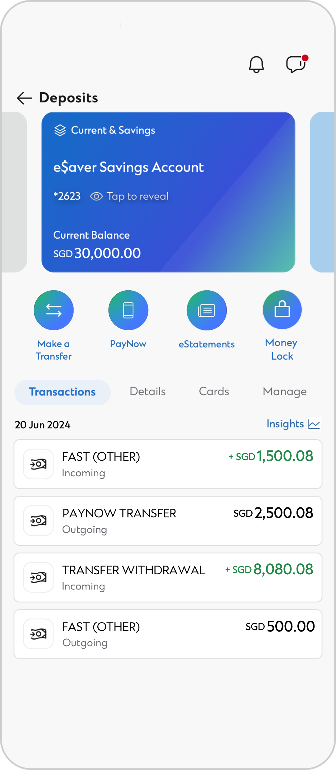 Money Lock - Standard Chartered Singapore