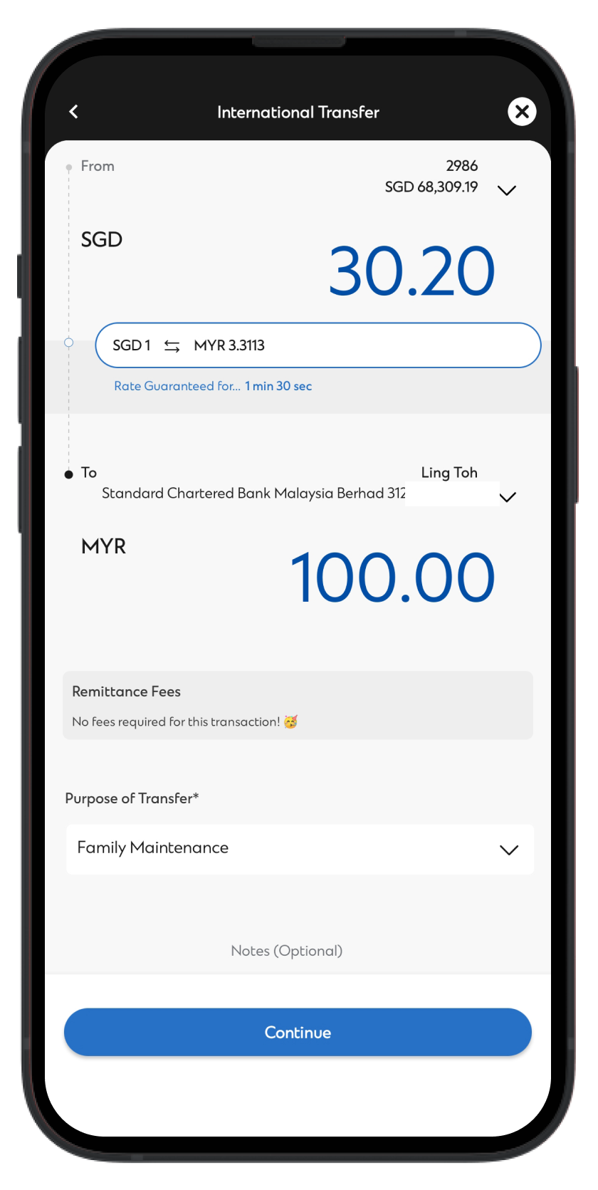 Transfer Money Overseas | Online Remittances - Standard Chartered Singapore