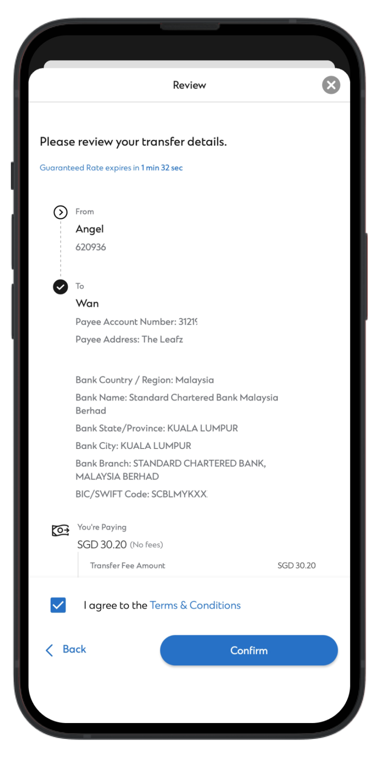 Transfer Money Overseas | Online Remittances - Standard Chartered Singapore