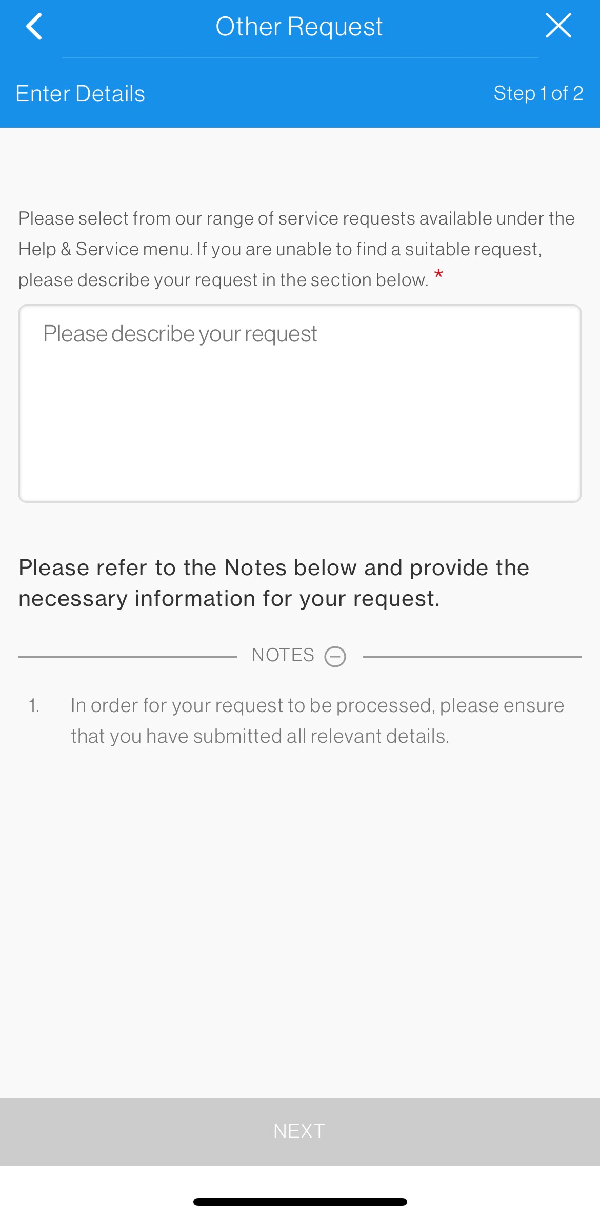 Supplementary card particulars - Standard Chartered Singapore