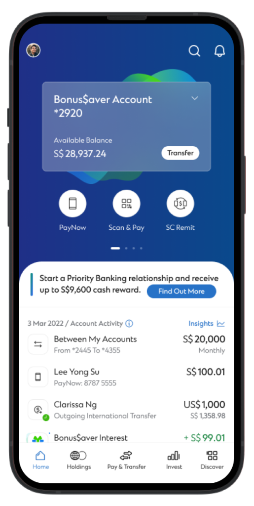 Personal Banking - Standard Chartered Singapore