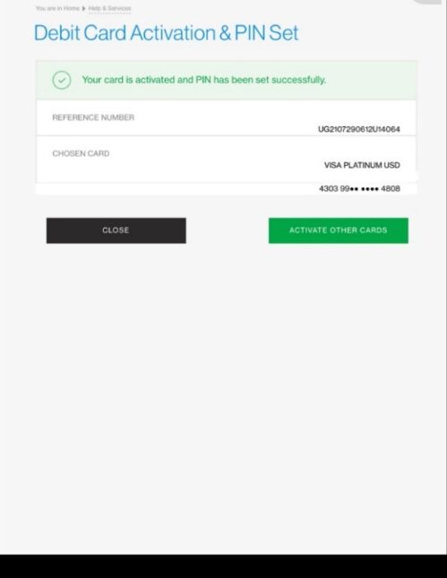 Activate your New ATM/Debit card & Set PIN – Standard Chartered Uganda